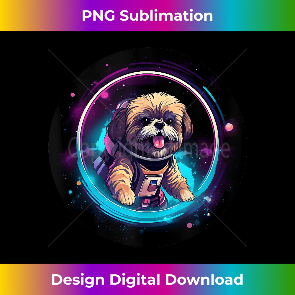 Space Shih Tzu Dog Mom Dad Shih Tzu Tank - Bohemian Sublimat | Inspire ...