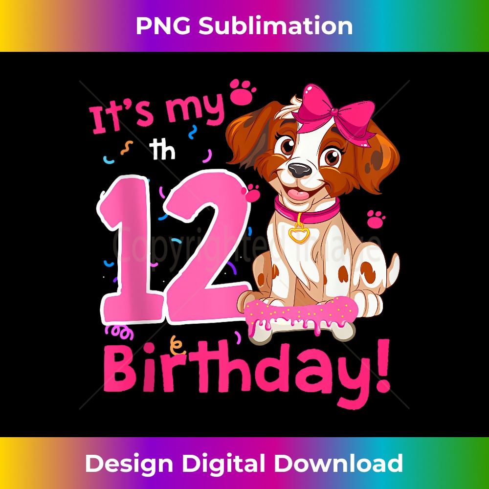It's My 12th Birthday Pet Dog Theme 12 Year Old B-Day Party | Inspire ...