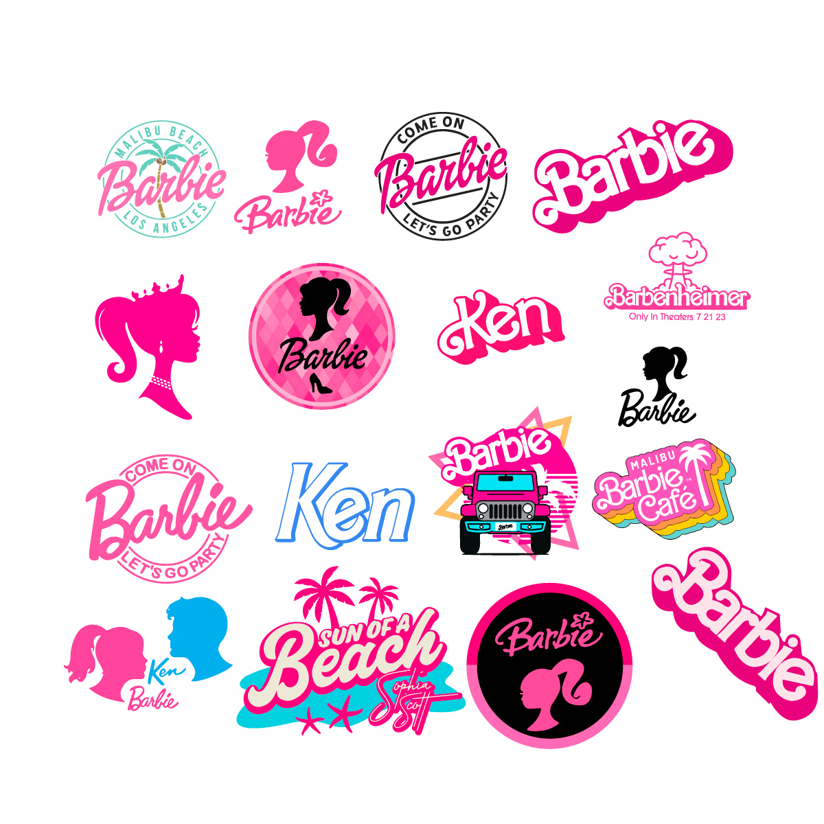 Bundle Barbie Layered Svg Pink Doll Svg File For Cricut | Inspire Uplift