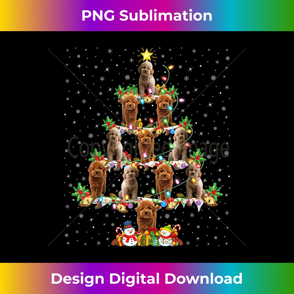 Goldendoodle Dog Xmas Lighting Goldendoodle Christmas - Besp - Inspire ...