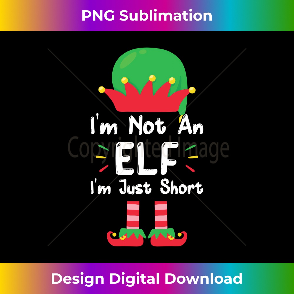 I'm Not An Elf I'm Just Short Funny Christmas ELF Long Sl - | Inspire ...