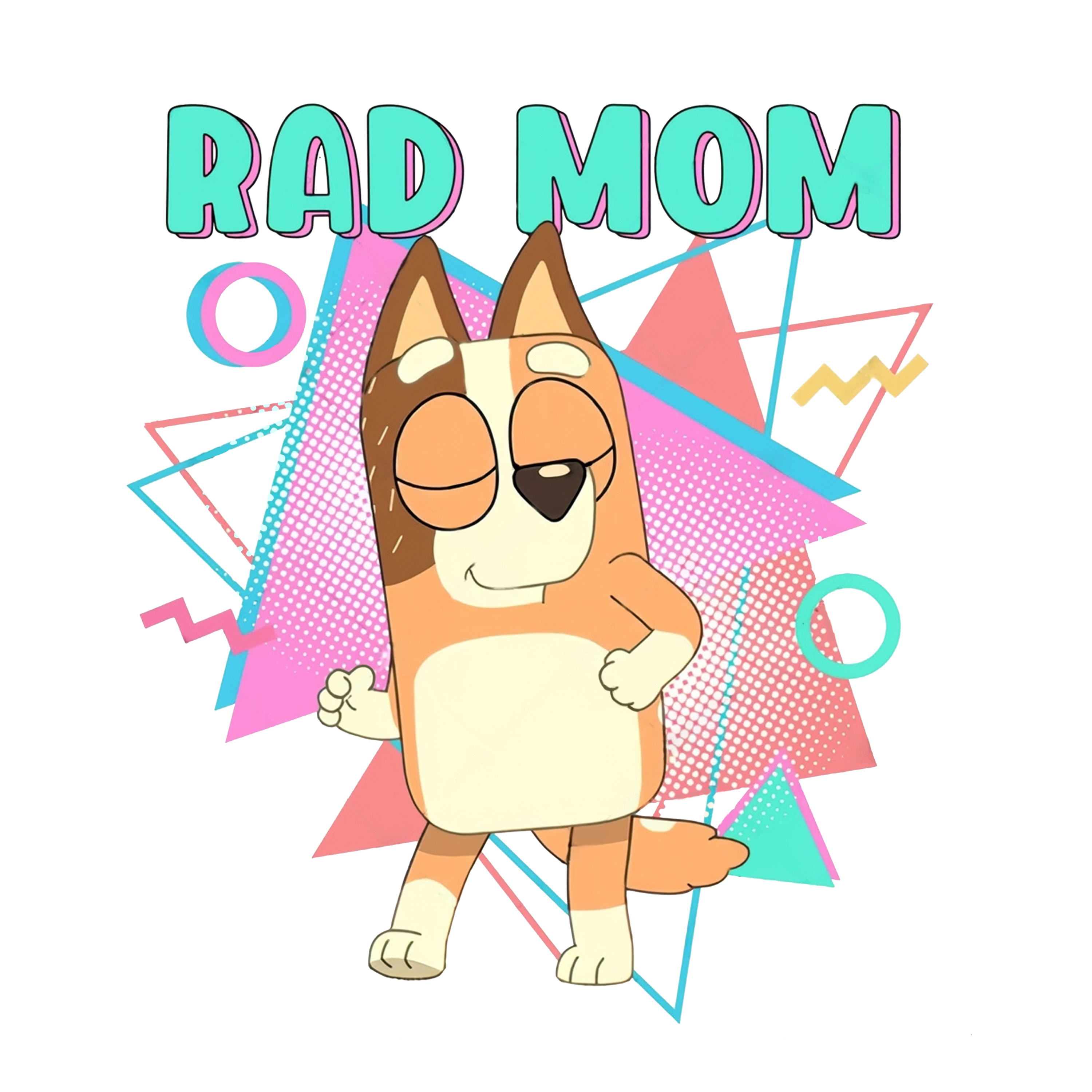 Bluey Rad Mom Png, Bluey Mum Png, Rad Like Mom Png, Bluey Fa | Inspire ...