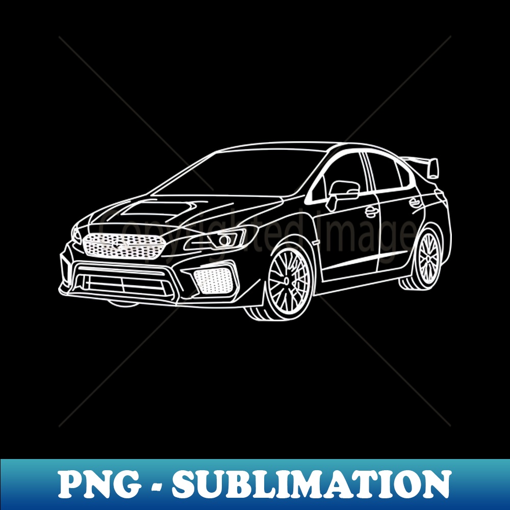 Subaru Impreza WRX STI - PNG Transparent Sublimation Design | Inspire ...