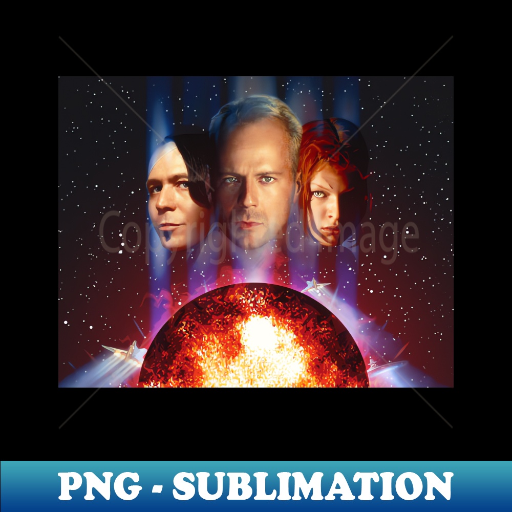 Fifth Element FanArt Design - Instant Sublimation Digital Do | Inspire ...