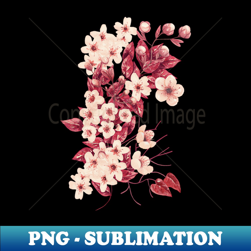 Sakura flowers Tree - PNG Transparent Sublimation Design - P | Inspire Uplift