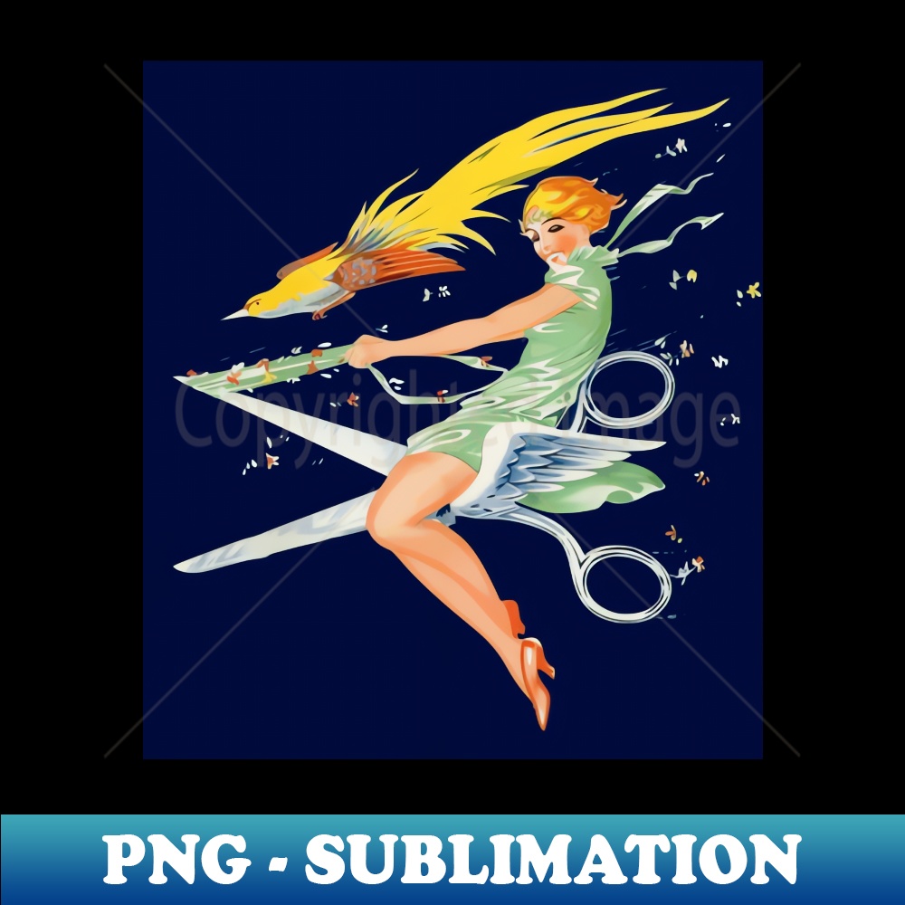 Flying With Scissors - Signature Sublimation PNG File - Defy | Inspire ...