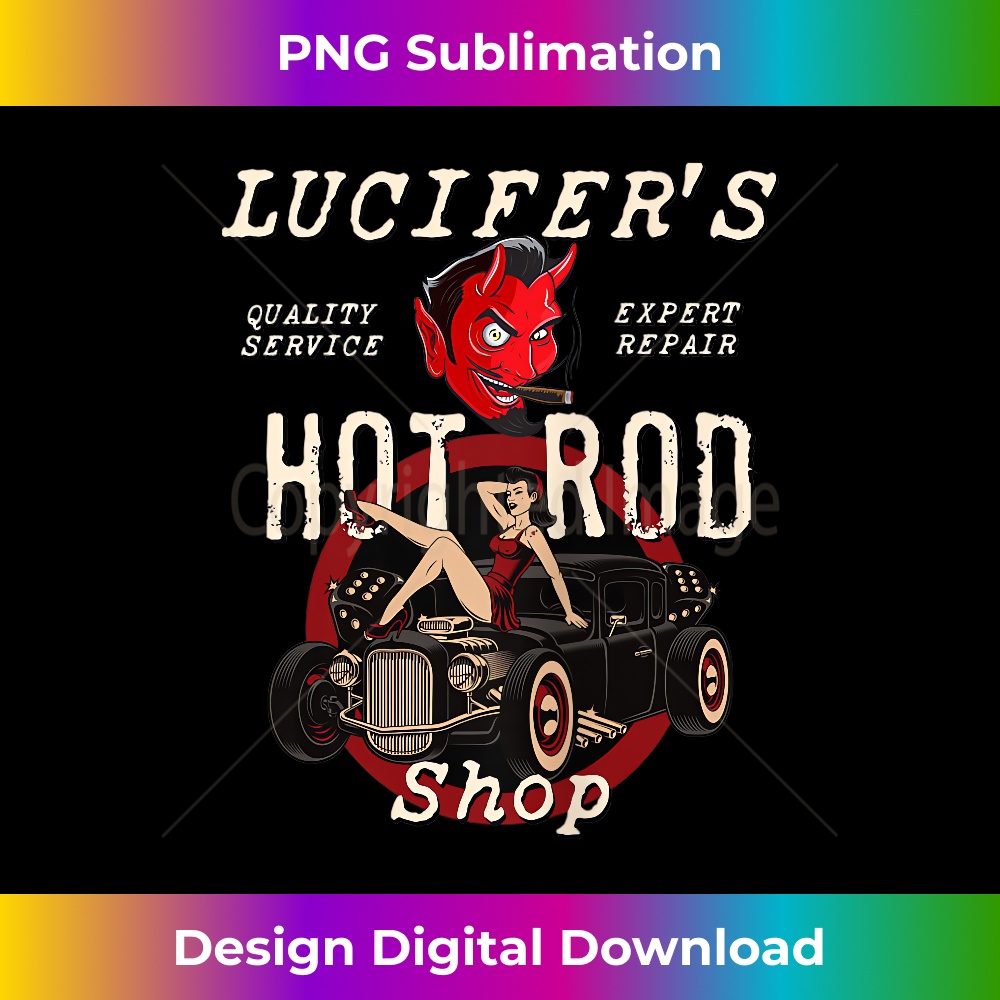 Lucifer's Hot Rod Shop Rockabilly Pin Up Girl Ratty Rat Rod | Inspire ...