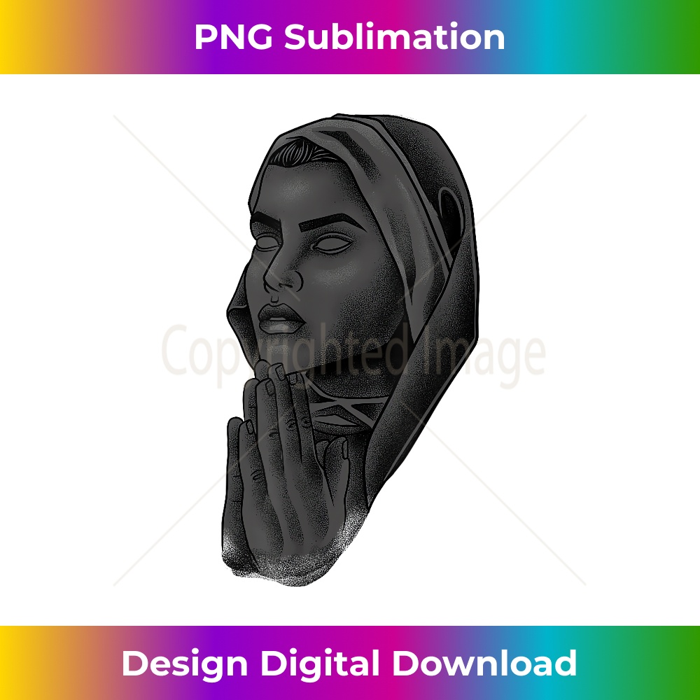Dark Nun Satanic Gothic Occult - Timeless PNG Sublimation Do - Inspire ...