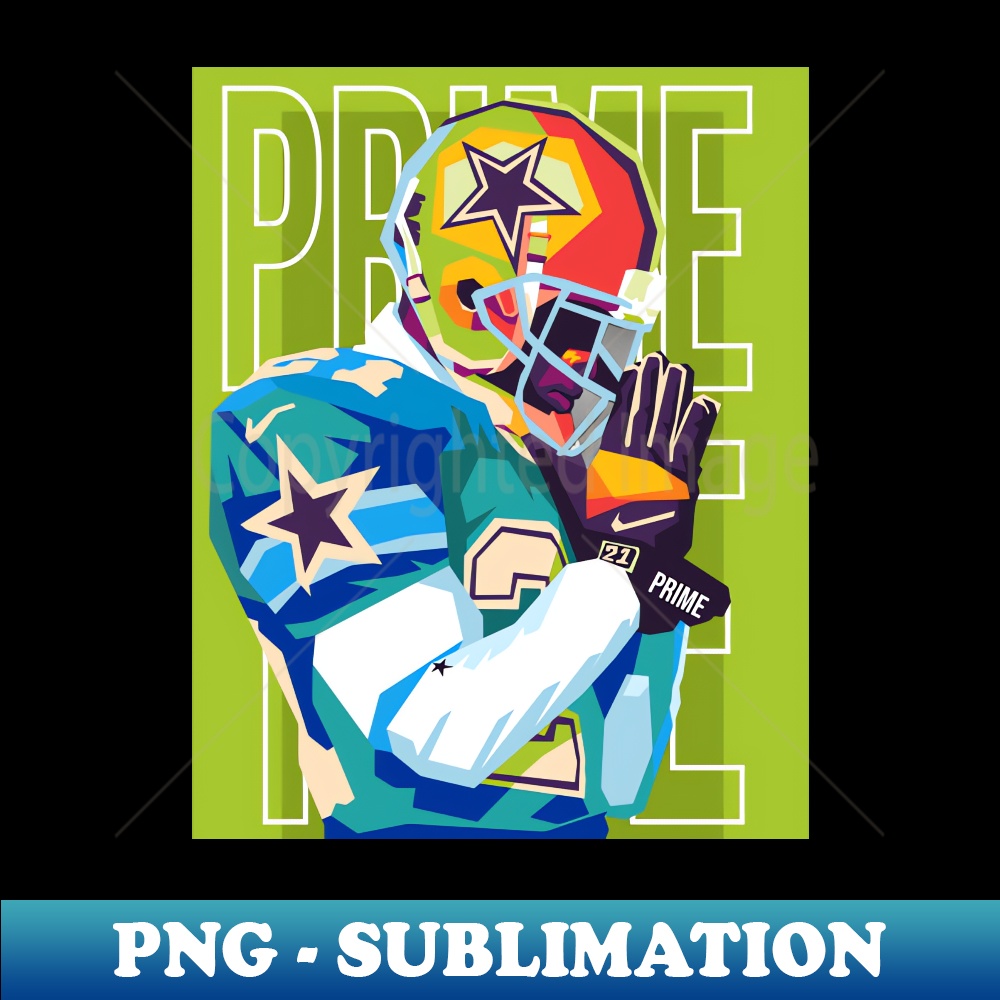 deion sanders prime time - PNG Transparent Digital Download - Inspire ...