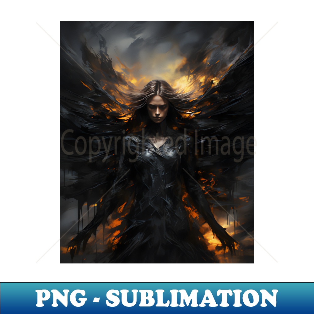 Fallen Angel Rising - Artistic Sublimation Digital File - Br | Inspire ...
