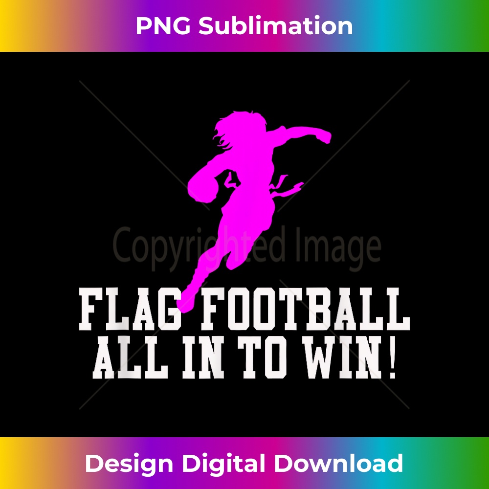 Girls Flag Football for Kids Youth or Women Ad - Contemporar | Inspire ...