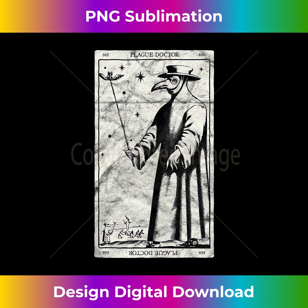 Plague Doctor Occult Black Death Tarot Card Antichrist Witch - Inspire ...