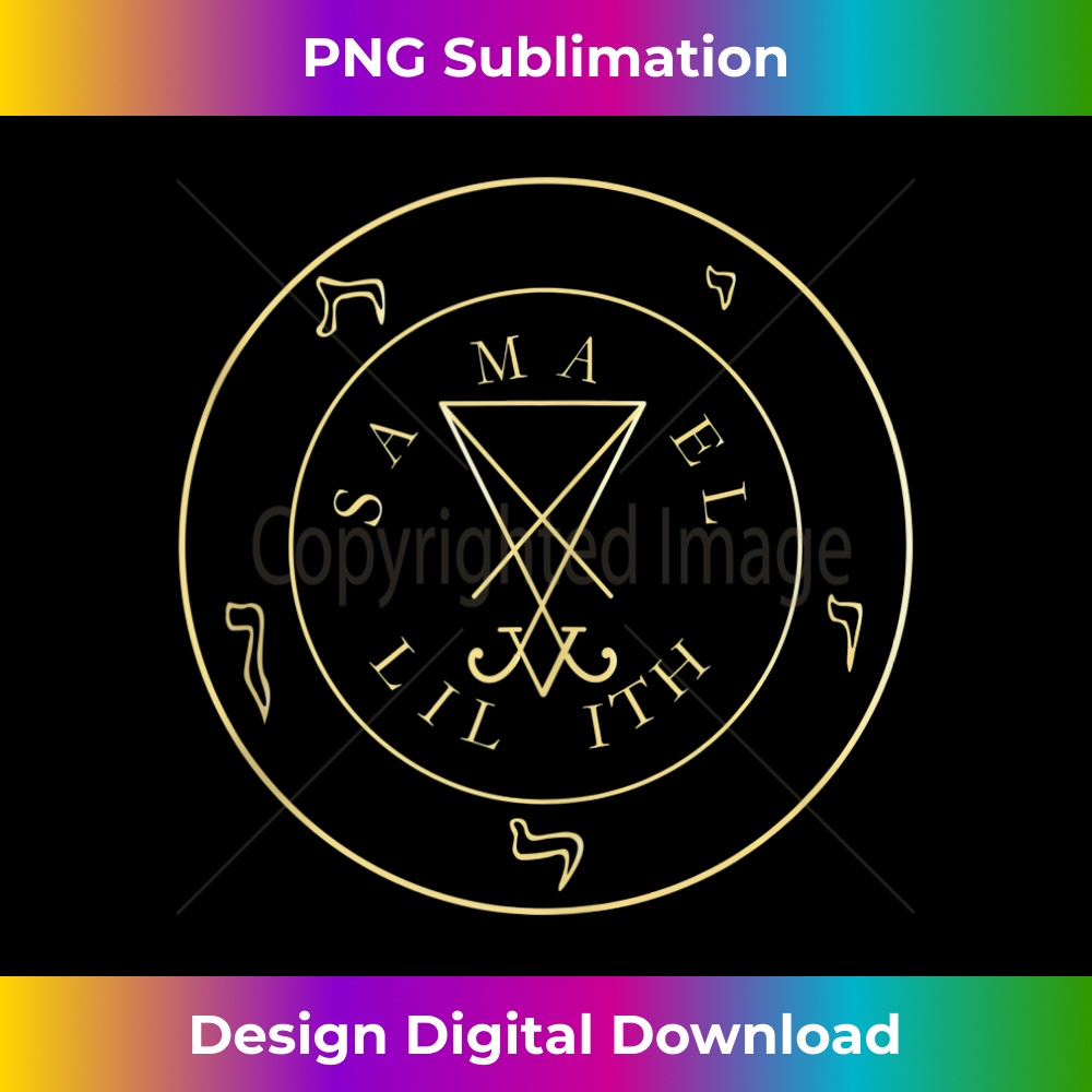 Samael Satan Devil Lucifer Baphomet Sign Tank - Deluxe PNG S | Inspire Uplift