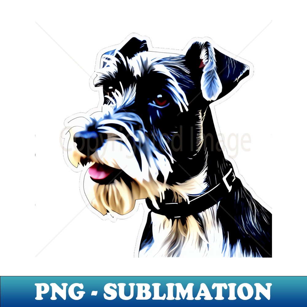 Miniature Schnauzer - Artistic Sublimation Digital File - Tr - Inspire ...