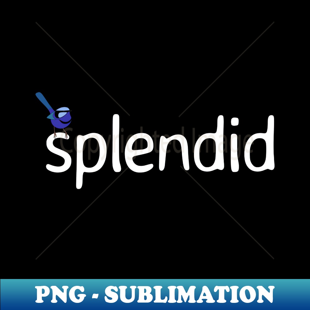 Splendid Fairy Wren - PNG Transparent Digital Download File | Inspire ...