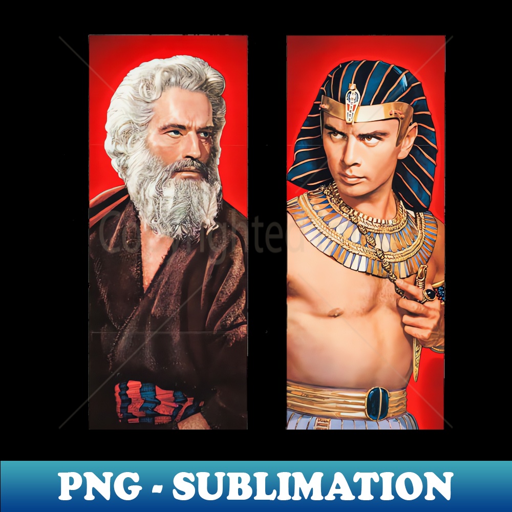 The Ten Commandments Poster - Modern Sublimation PNG File - | Inspire ...