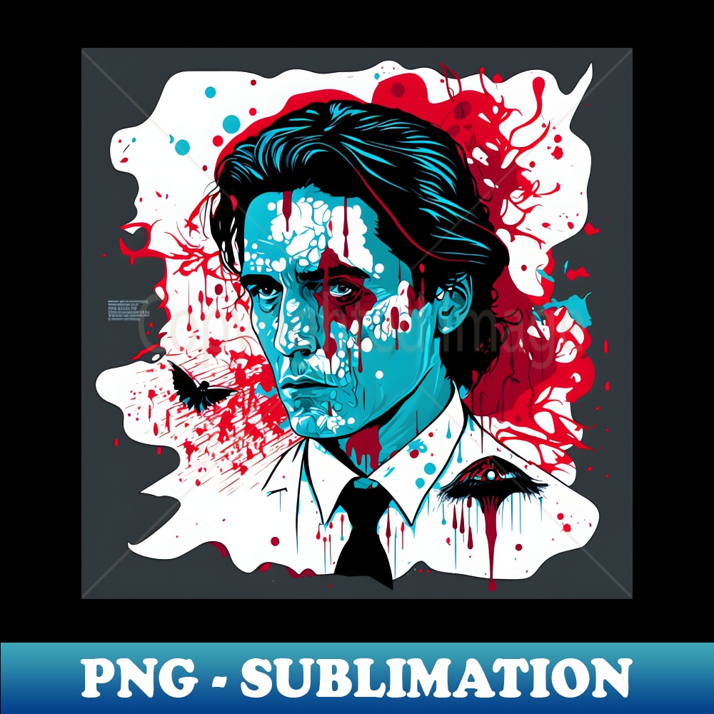 American Psycho Patrick Bateman - Instant PNG Sublimation Do | Inspire ...