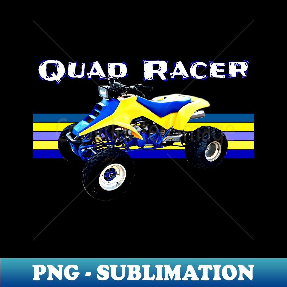 Quad Racer ATC ATV Vintage Quad 4 Wheeler - Sublimation-Read | Inspire ...