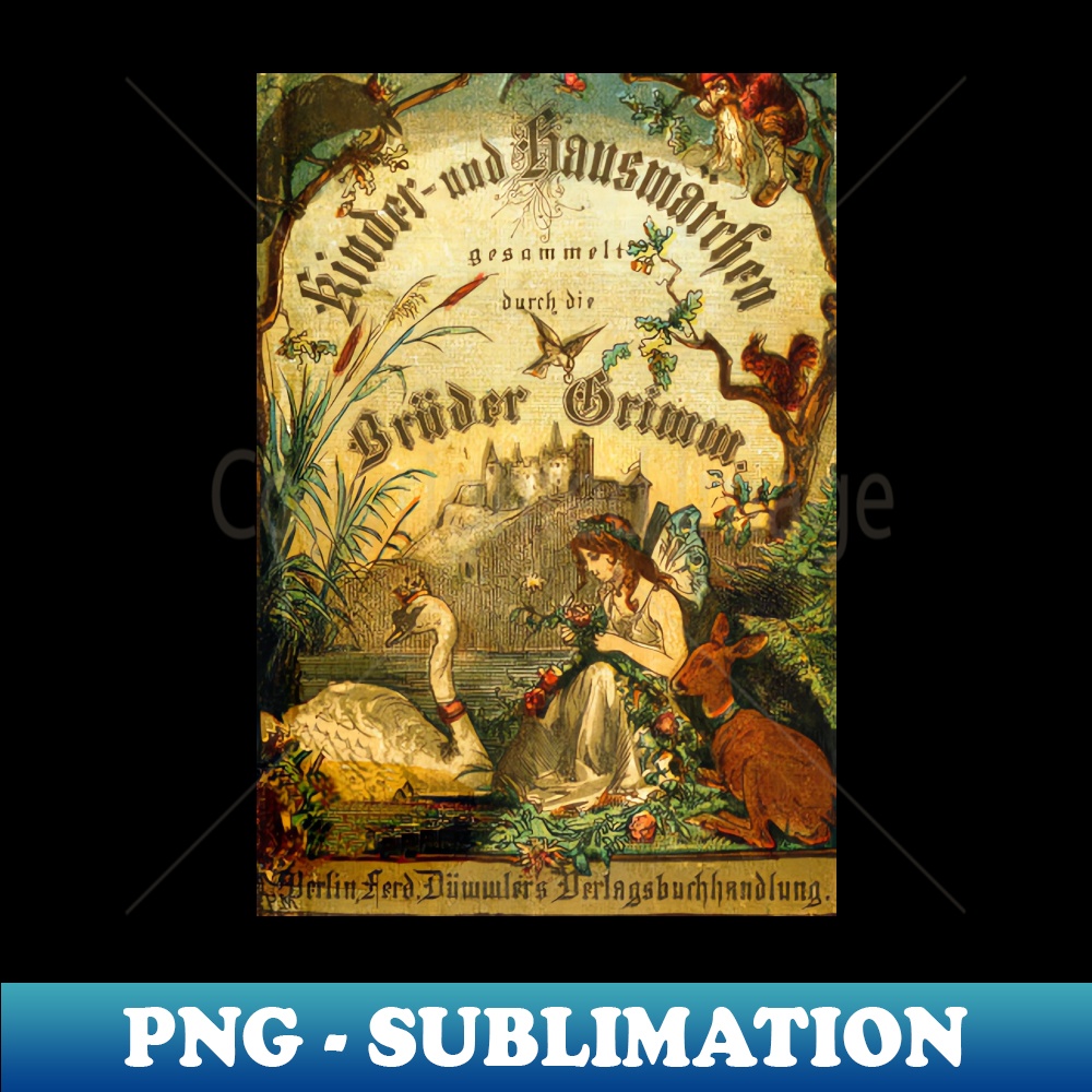 Brothers Grimm Antique German Book Cover - Exclusive Sublima | Inspire ...