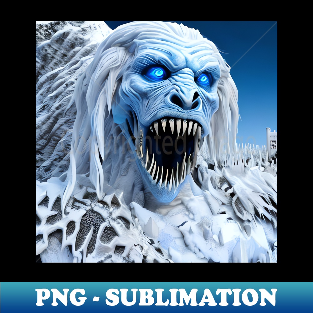 An Ice Demon 3 - PNG Transparent Digital Download File for S - Inspire ...