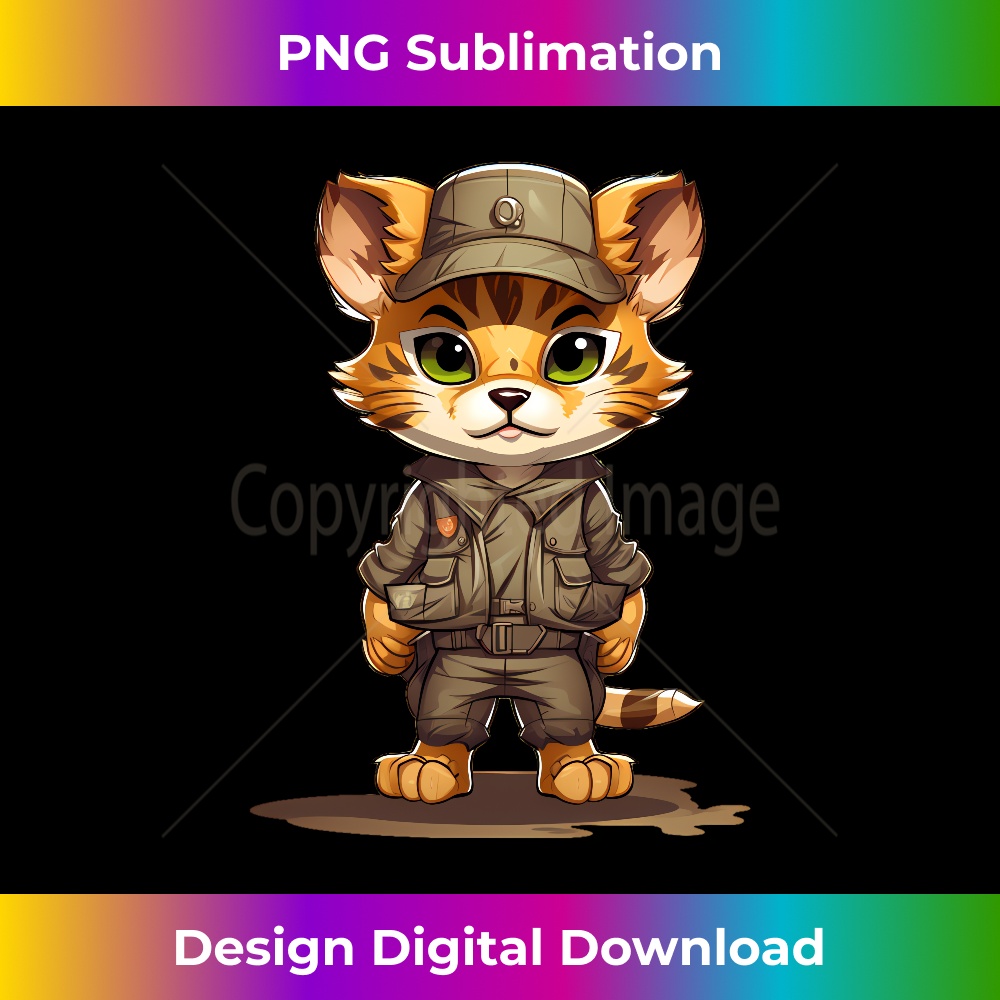 Wildlife Park Cute Kawaii Cartoon Ranger Tiger Cat Uniform L | Inspire ...