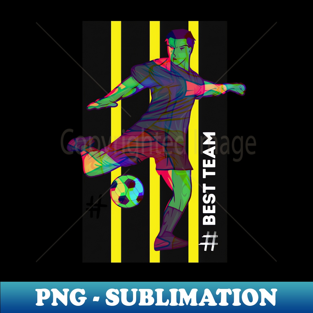 BEST TEAM - Football Player - Aesthetic Sublimation Digital - Inspire ...