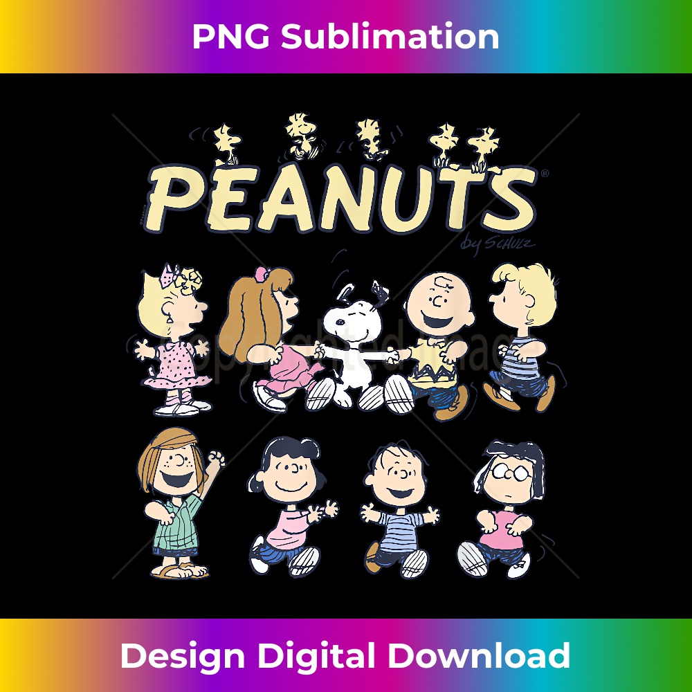 Peanuts Snoopy and friends dancing,Short Sl - Sleek Sublimat | Inspire ...