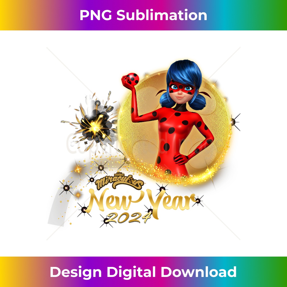 Miraculous Ladybug Happy New Year 2024 Long Sl - Luxe Sublim | Inspire ...