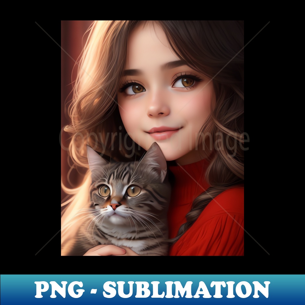 Cute cat with me classic - Signature Sublimation PNG File - | Inspire ...