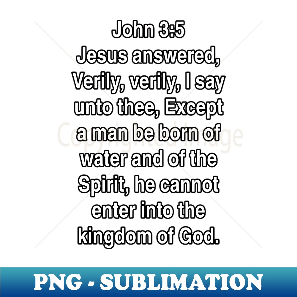 John 35 King James Version KJV Bible Verse Typography - Sig | Inspire Uplift