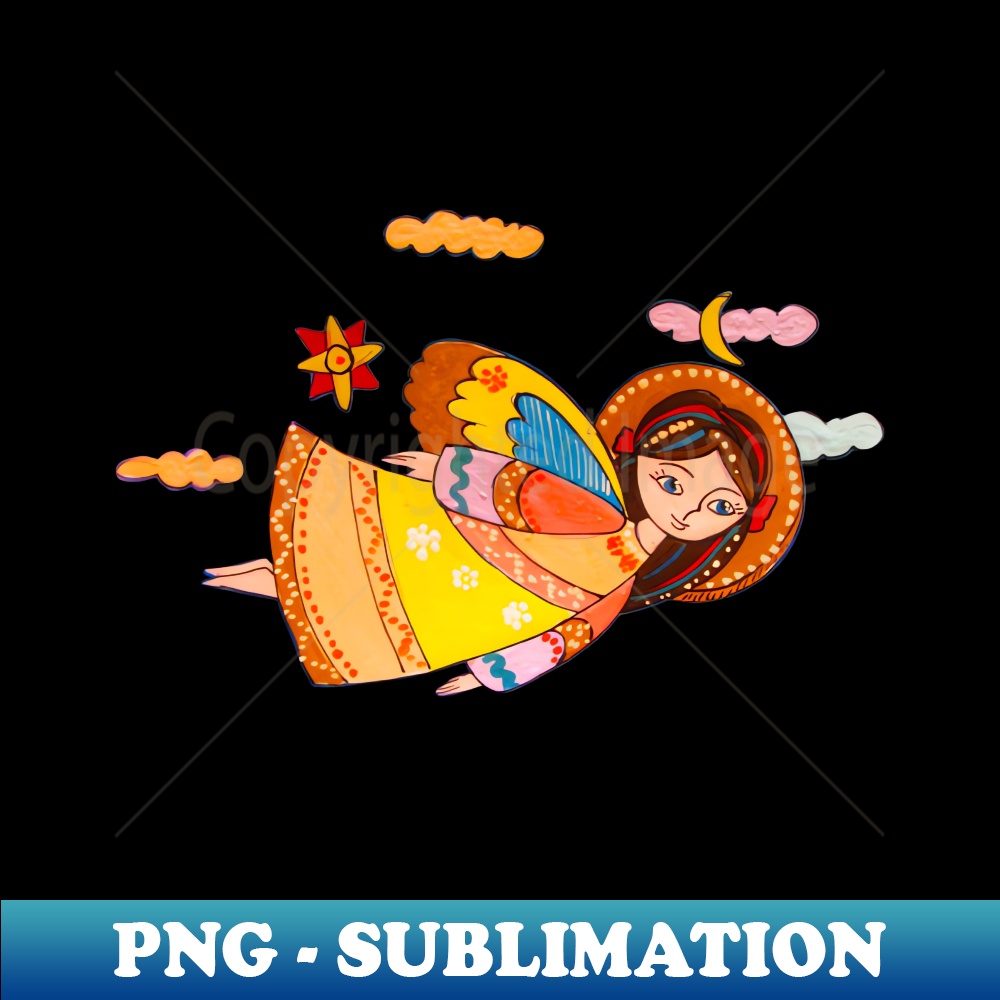 Flying christmas angel girl - High-Quality PNG Sublimation D | Inspire ...