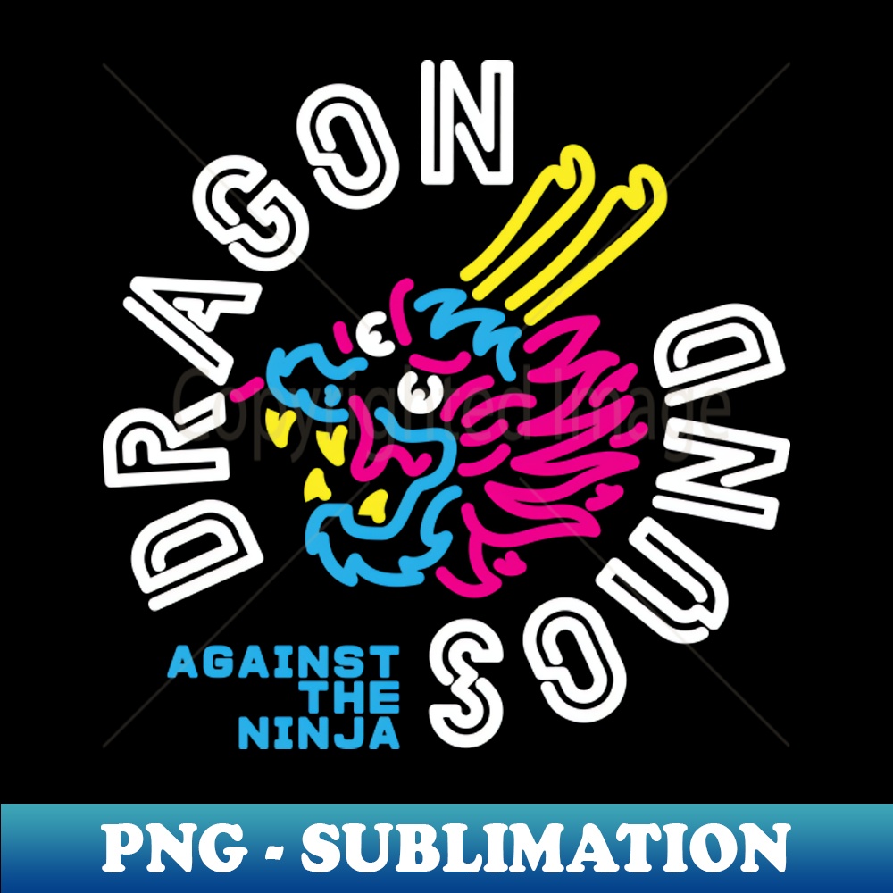 Dragon Sound Against The Ninja Circle Logo - Exclusive Subli | Inspire ...