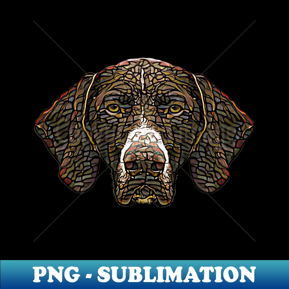 German Shorthaired Pointer Face - Decorative Sublimation PNG | Inspire ...