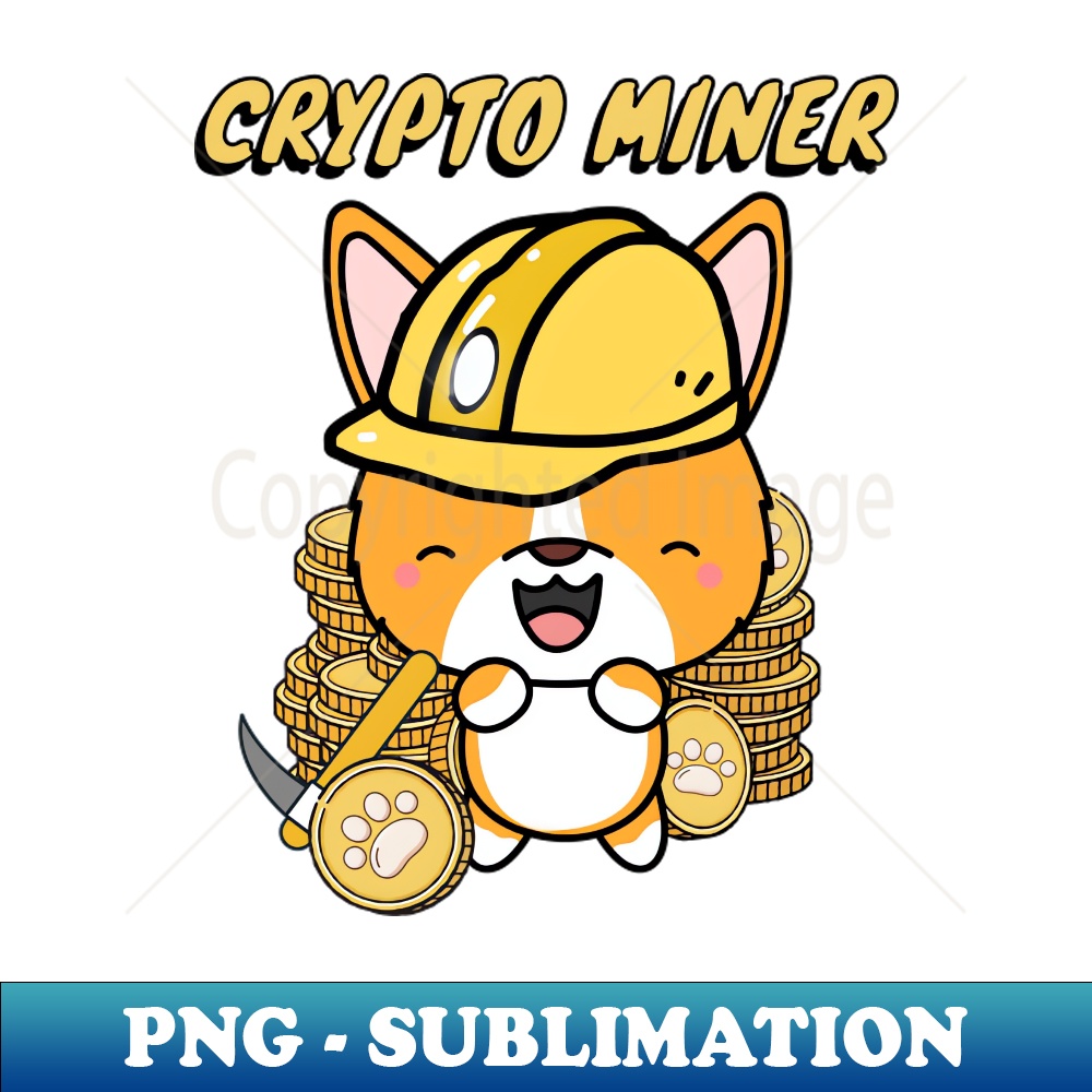 Funny Corgi is a Crypto Miner - Creative Sublimation PNG Dow | Inspire ...