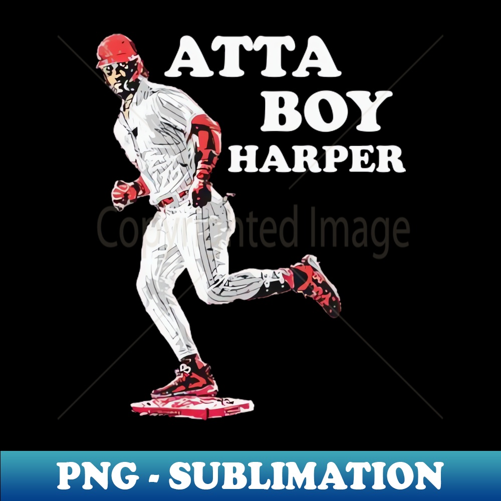 Atta Boy Harper Happy Running - Creative Sublimation PNG Do | Inspire Uplift