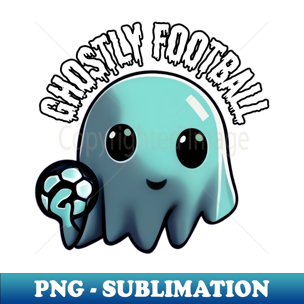 A cute ghost playing Football The Ghosts Game of Football Ha | Inspire ...