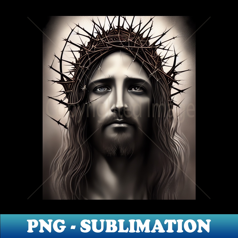 Jesus Christ Art - PNG Transparent Sublimation Design - Stun | Inspire ...