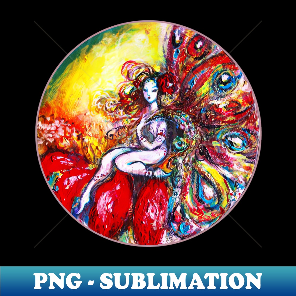 FAIRY TITANIA SITTING ON RED FLOWER A Midsummer Nights Dream | Inspire ...