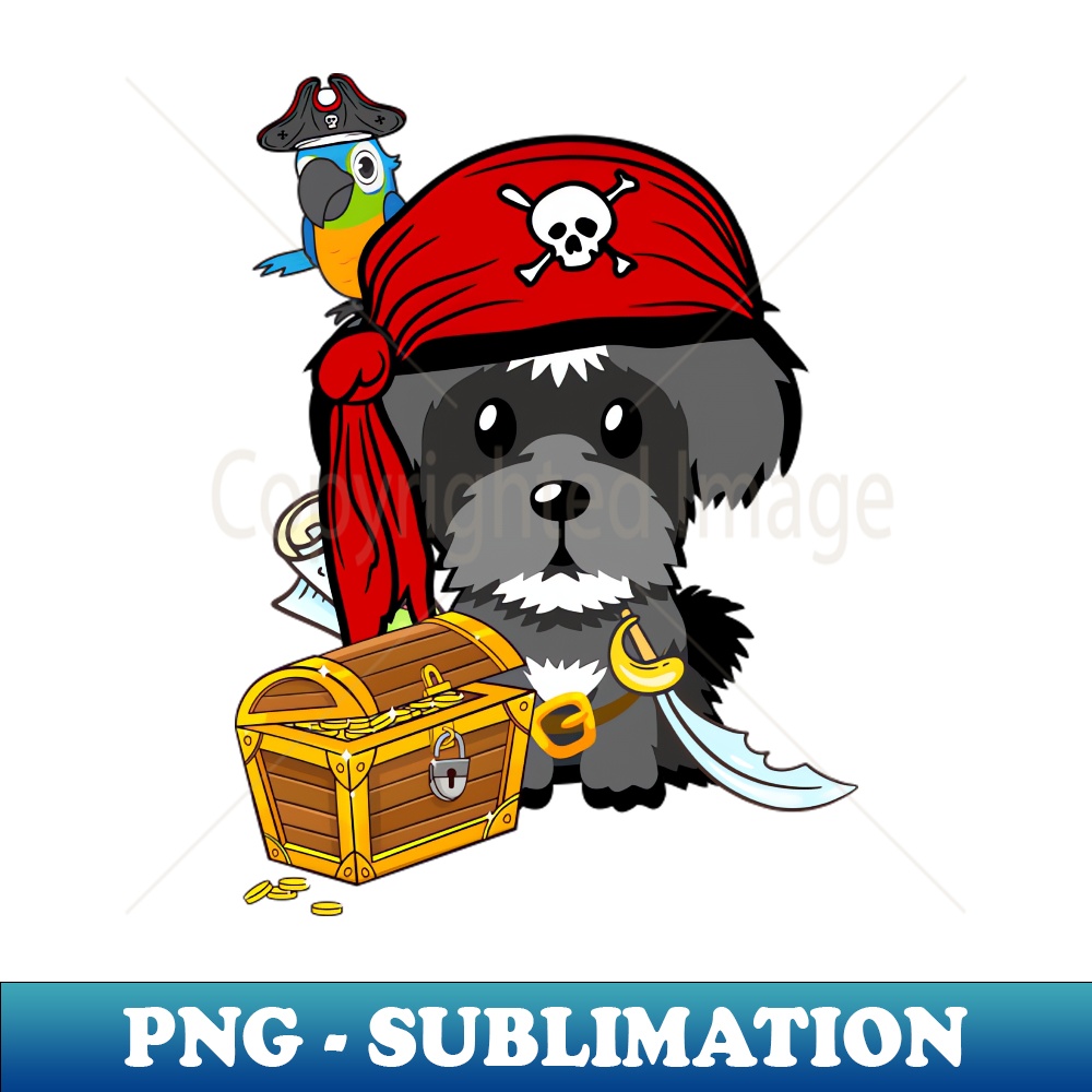 Funny Schnauzer is a pirate - Decorative Sublimation PNG Fil | Inspire ...
