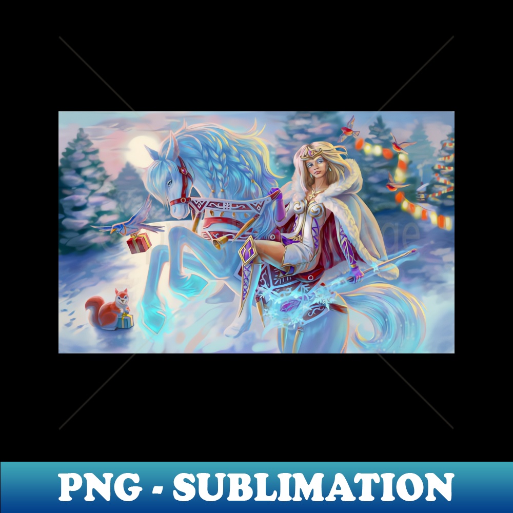 Snow Queen - PNG Transparent Sublimation File - Capture Imag - Inspire ...