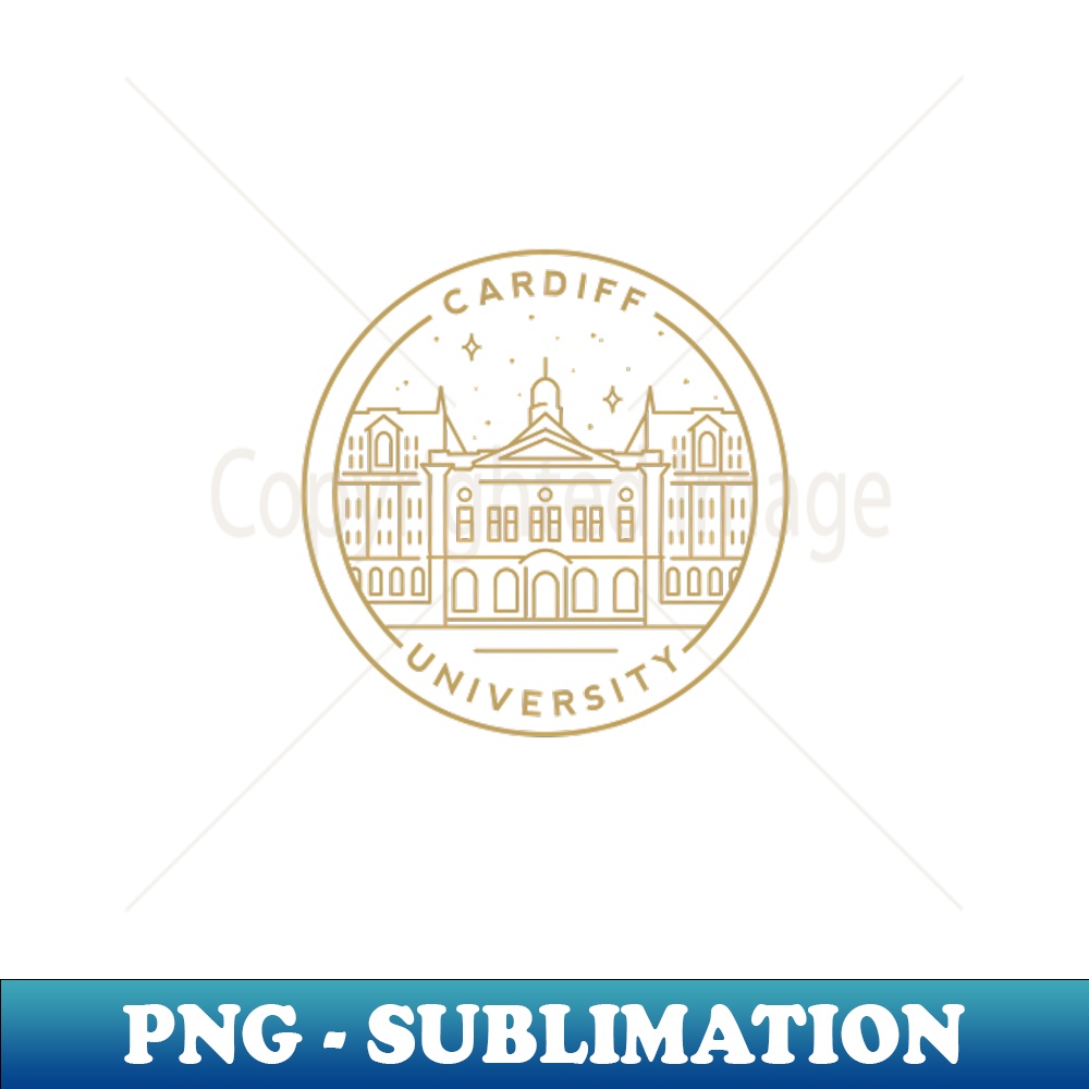 Cardiff University South Wales Emblem - Gold - PNG Transpare | Inspire ...