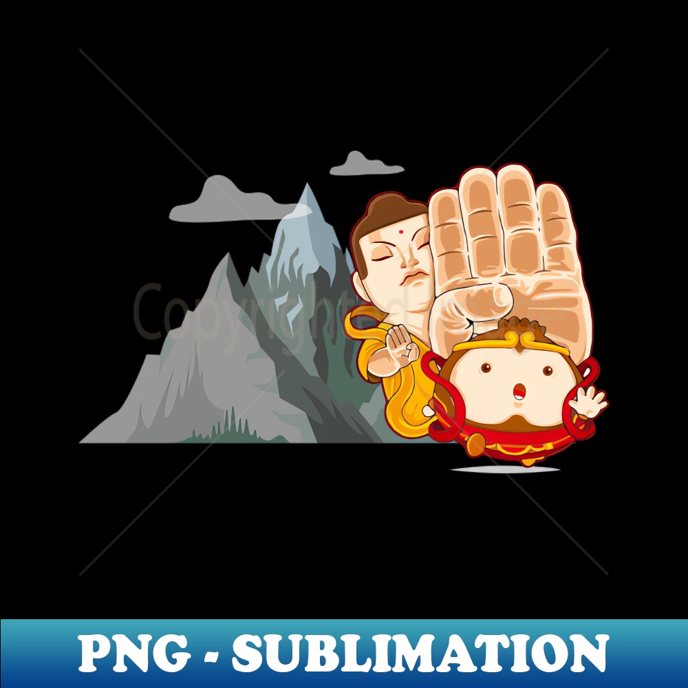 Little Monkey King ran away on the cloudy mountain peak - Sp | Inspire ...