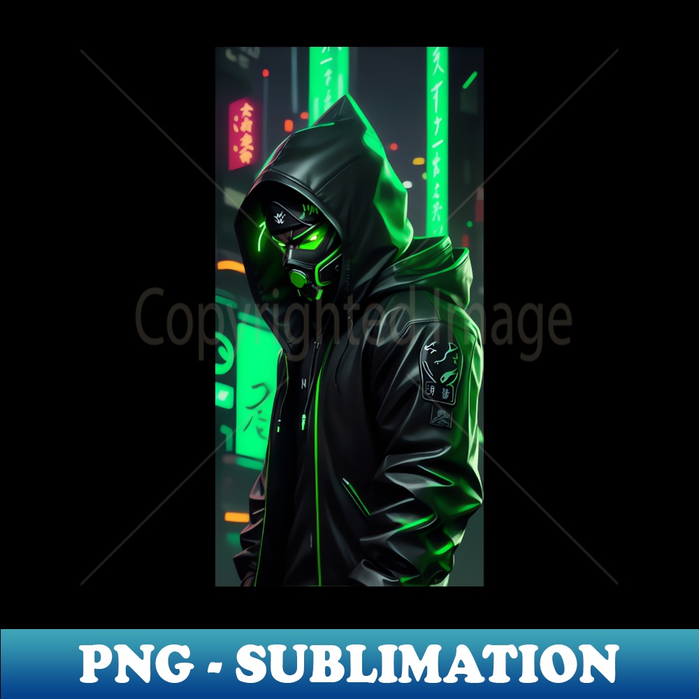 Cyberpunk Street Ninja Vibes Tee - Professional Sublimation - Inspire ...