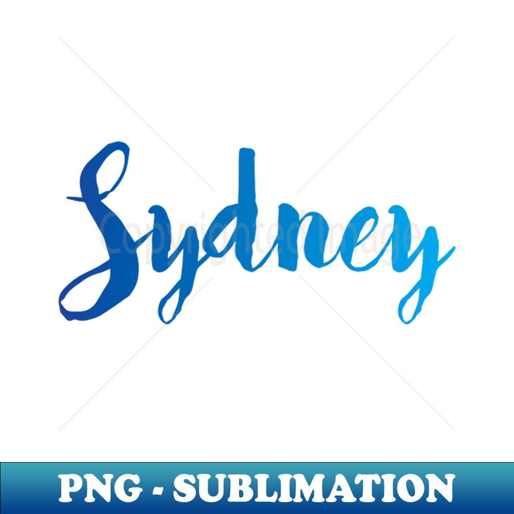 Sydney name - Signature Sublimation PNG File - Enhance Your - Inspire ...