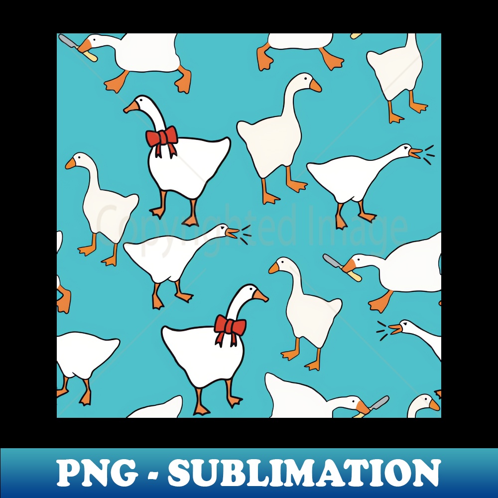 Silly Goose Pattern - Elegant Sublimation PNG Download - Stu | Inspire ...