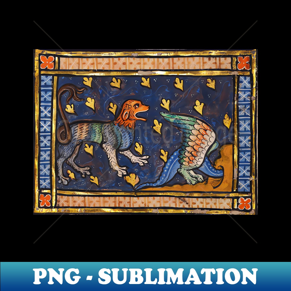 THE LION AND DRAGON Medieval Bestiary - Exclusive Sublimatio | Inspire ...