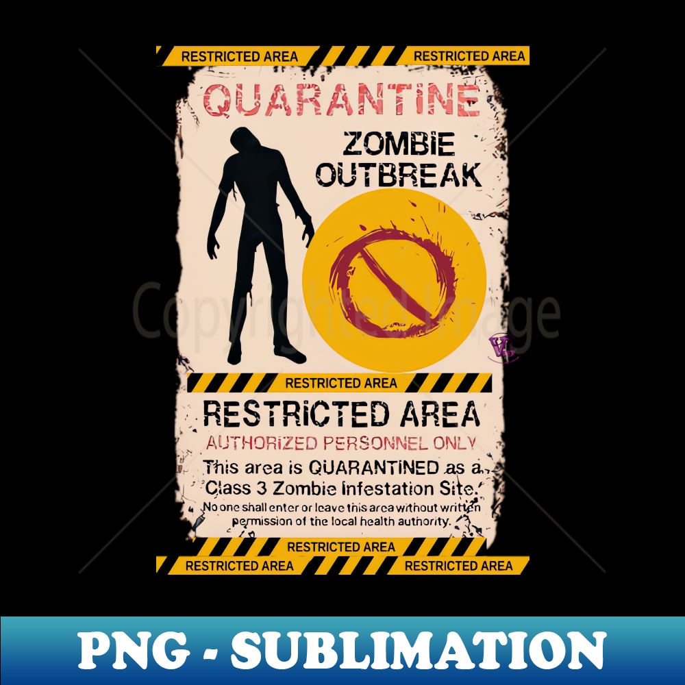 Zombie Outbreak - PNG Sublimation Digital Download - Add a F | Inspire ...