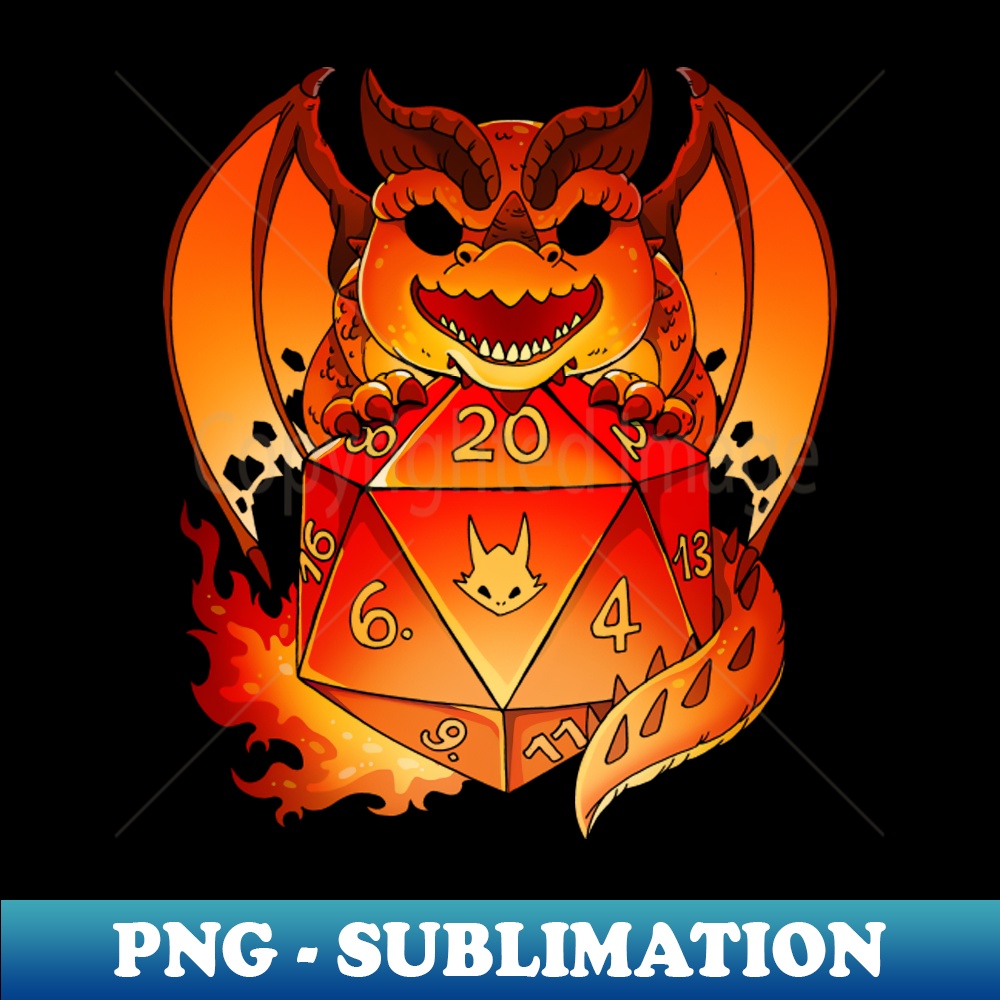 Red Dragon Dice - Special Edition Sublimation PNG File - Enh | Inspire ...