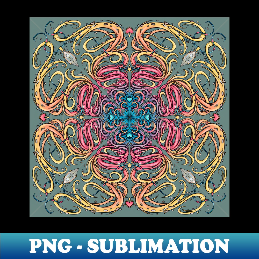 hair mandala with gems - Aesthetic Sublimation Digital File | Inspire ...