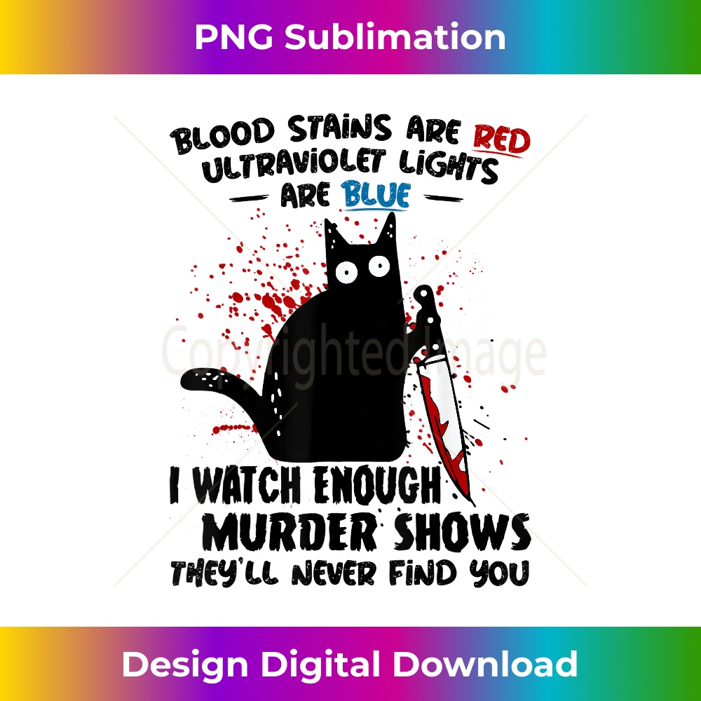 Blood Stains are Red Ultraviolet Lights are Blue Cat F - Eco | Inspire ...